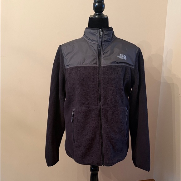 The North Face | Jackets & Coats | The North Face Black And Gray Kids ...